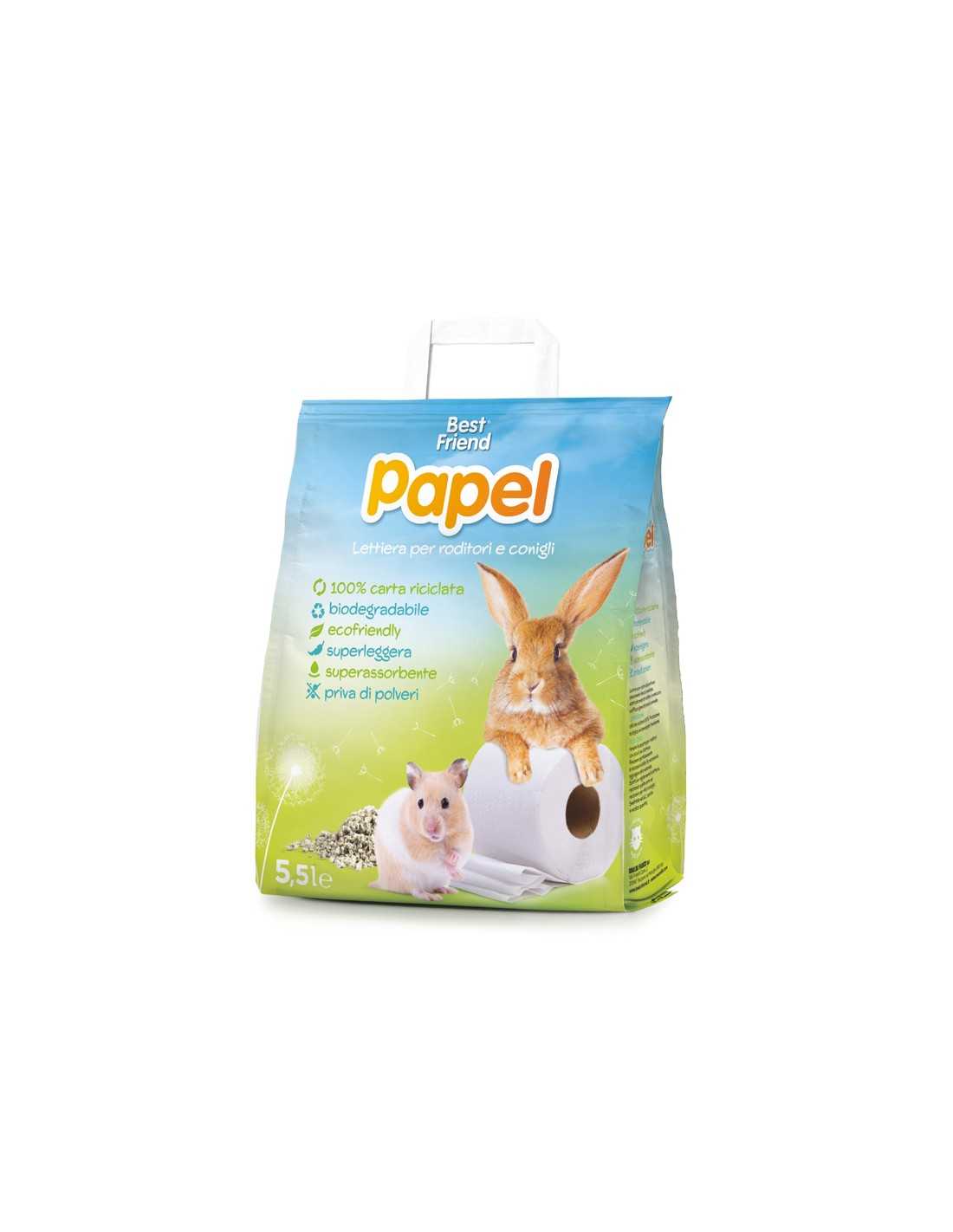 Recycled paper litter for rodents and rabbits 5.5 l