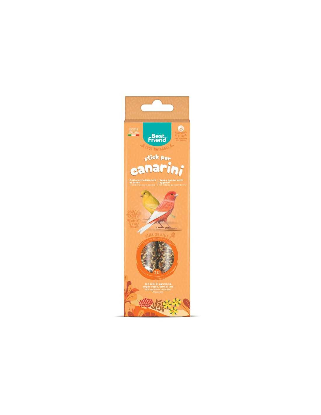 Stick naturali per canarini con miele 85 g